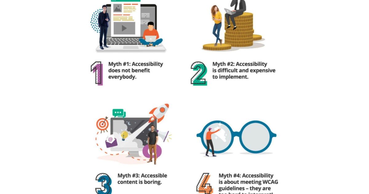 4 accessibility myths to enhance your eLearning… | Aurion Learning